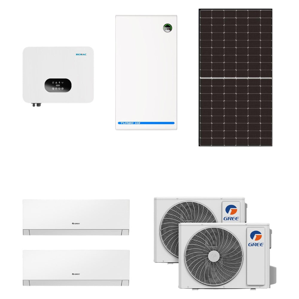 Cool4U Solar L csomag (28 db napelem, 10 kW inverter, 9,5 kW energiatá ...